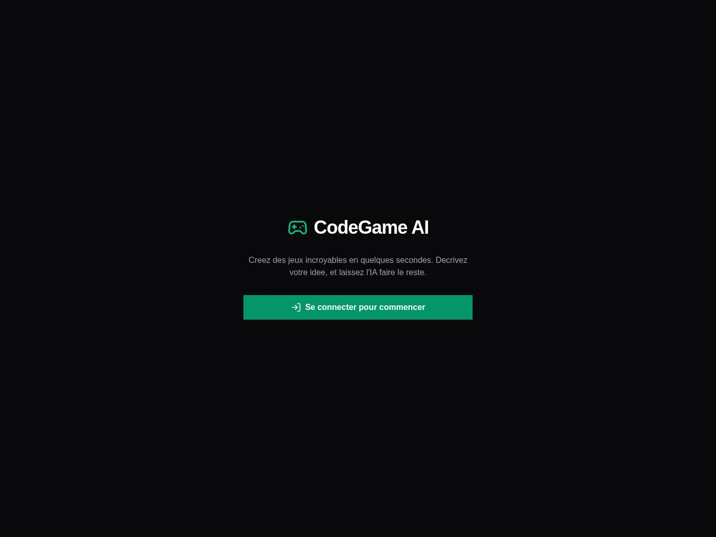 Code Game AI Creator