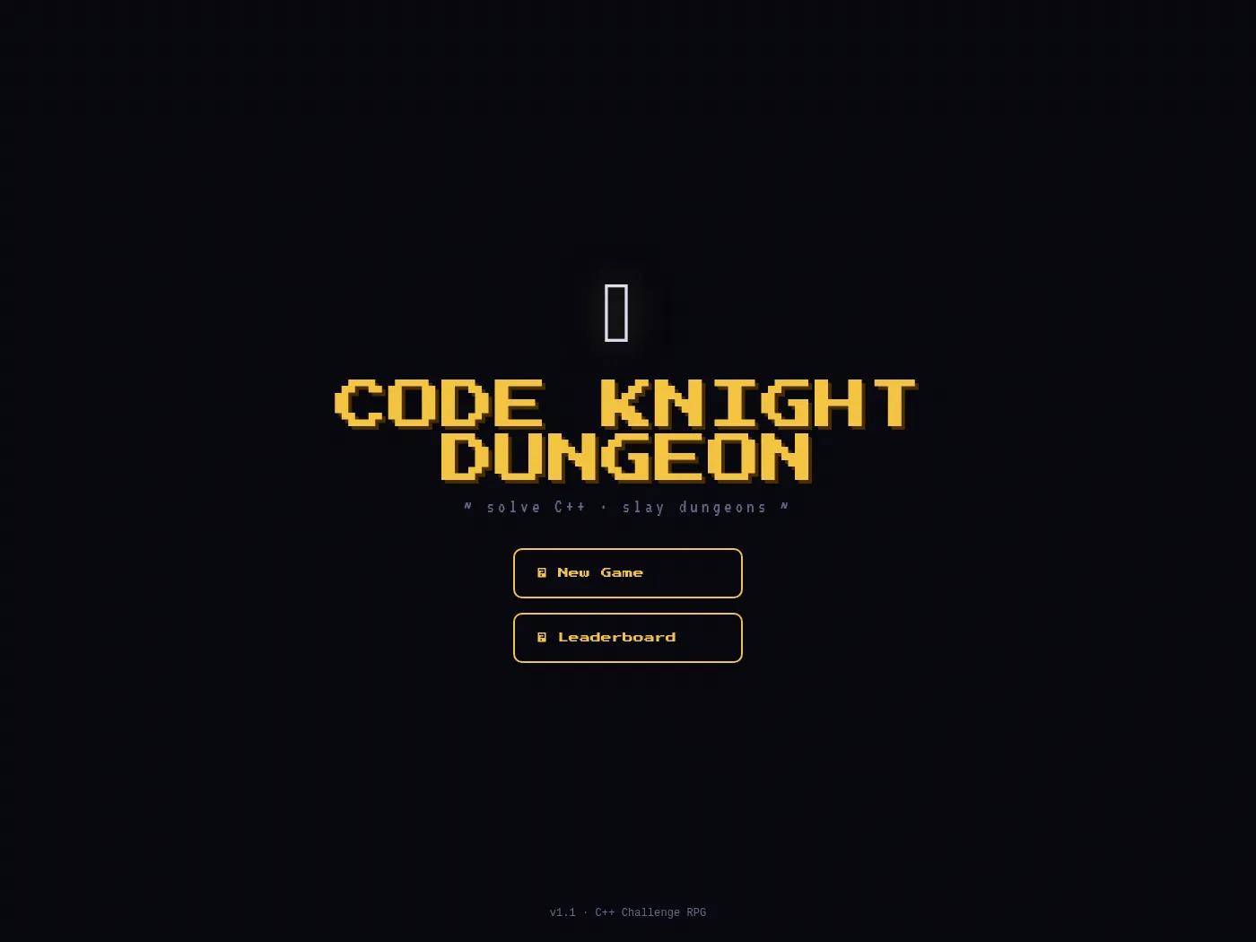 Code Knight Dungeon