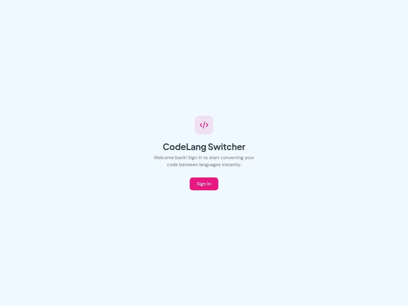 CodeLang Switcher
