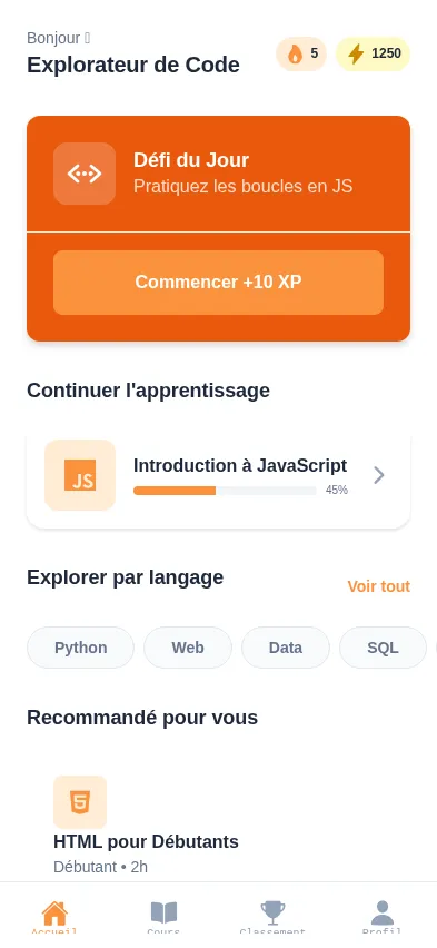 Code Learner App