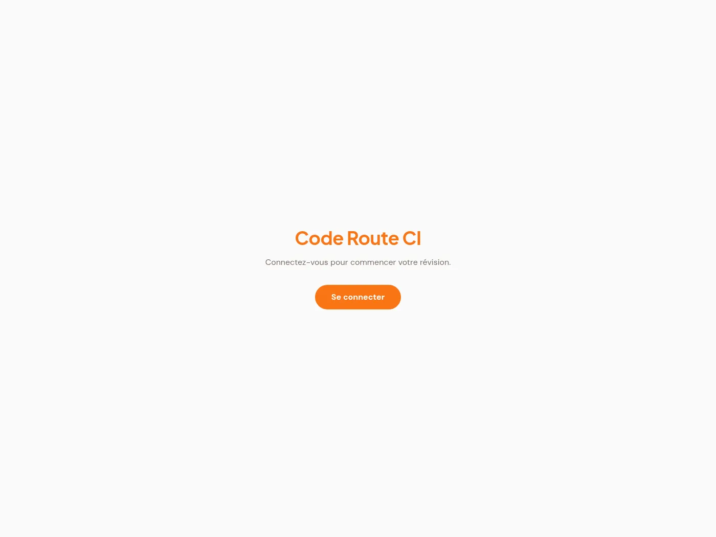 Code Route Révision CI