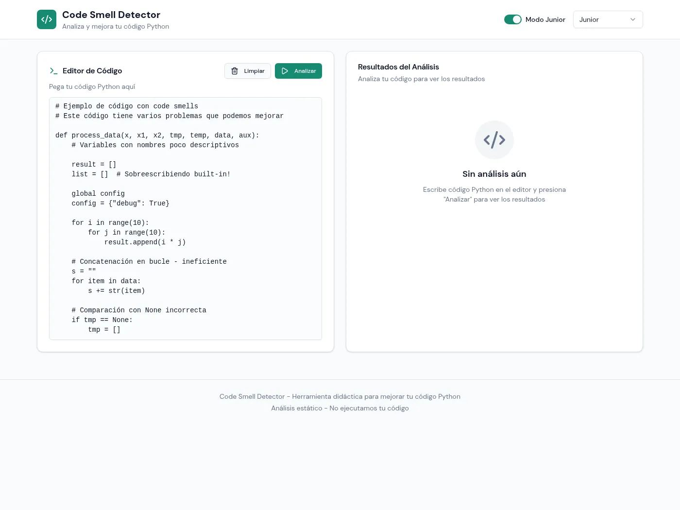 Code Smell Detector