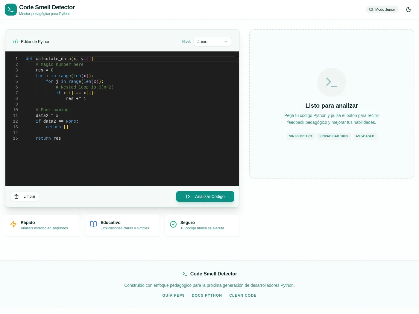Code Smell Detector