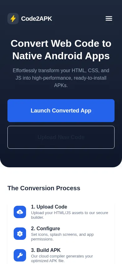 Code2APK Converter