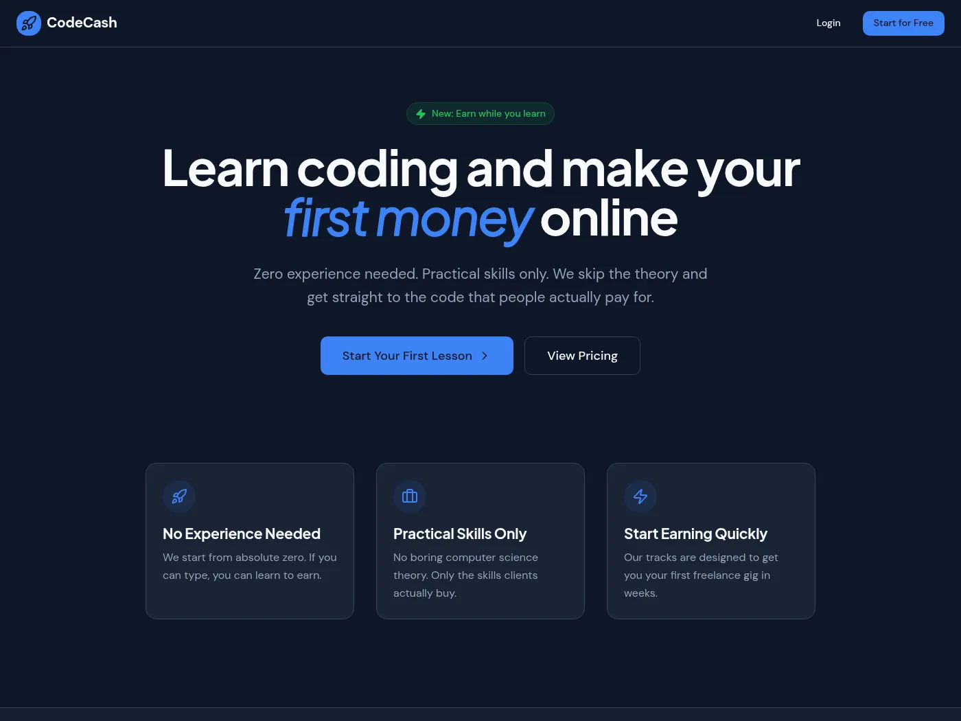 CodeCash Learning Hub