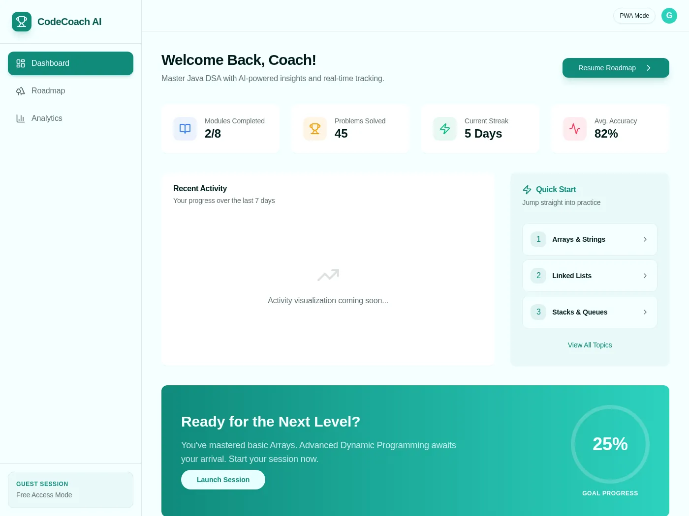 CodeCoach AI Java Trainer
