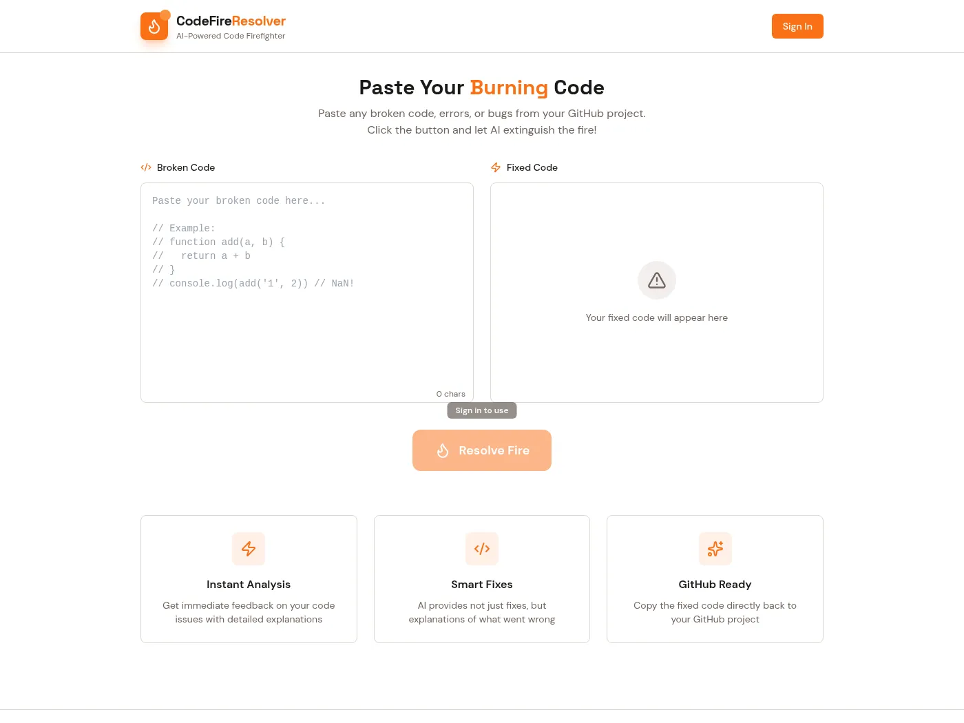 CodeFire Resolver