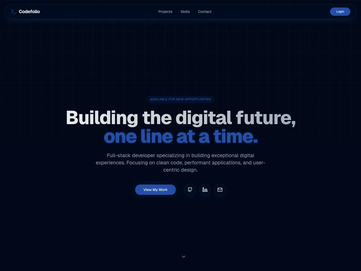 Codefolio Website
