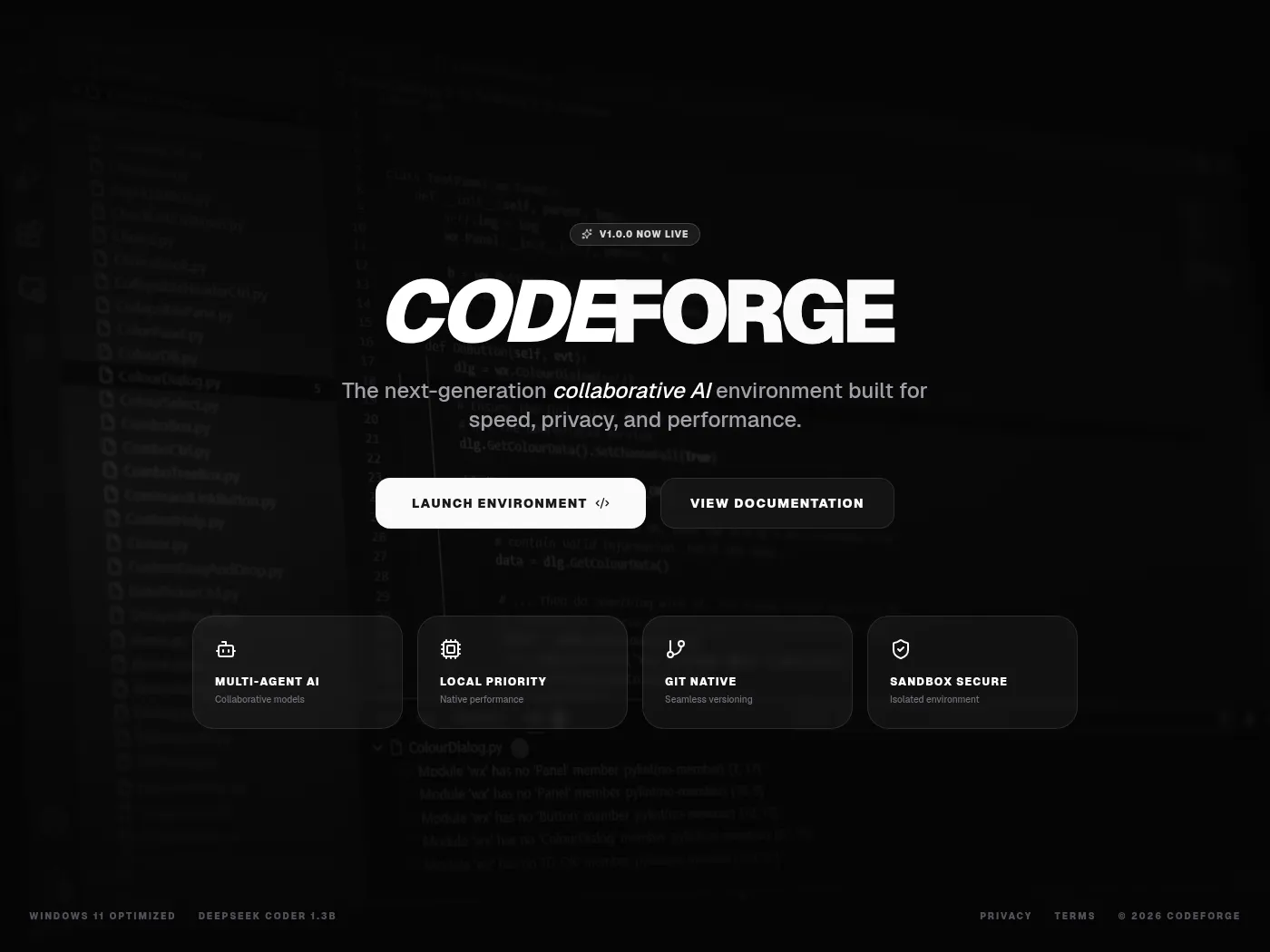 CodeForge IDE