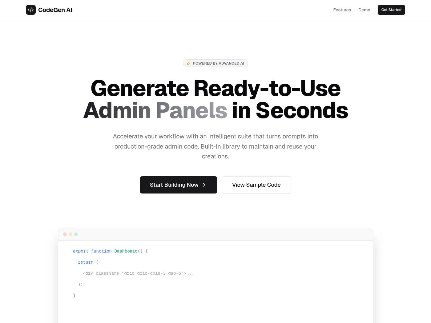 CodeGen AI Suite
