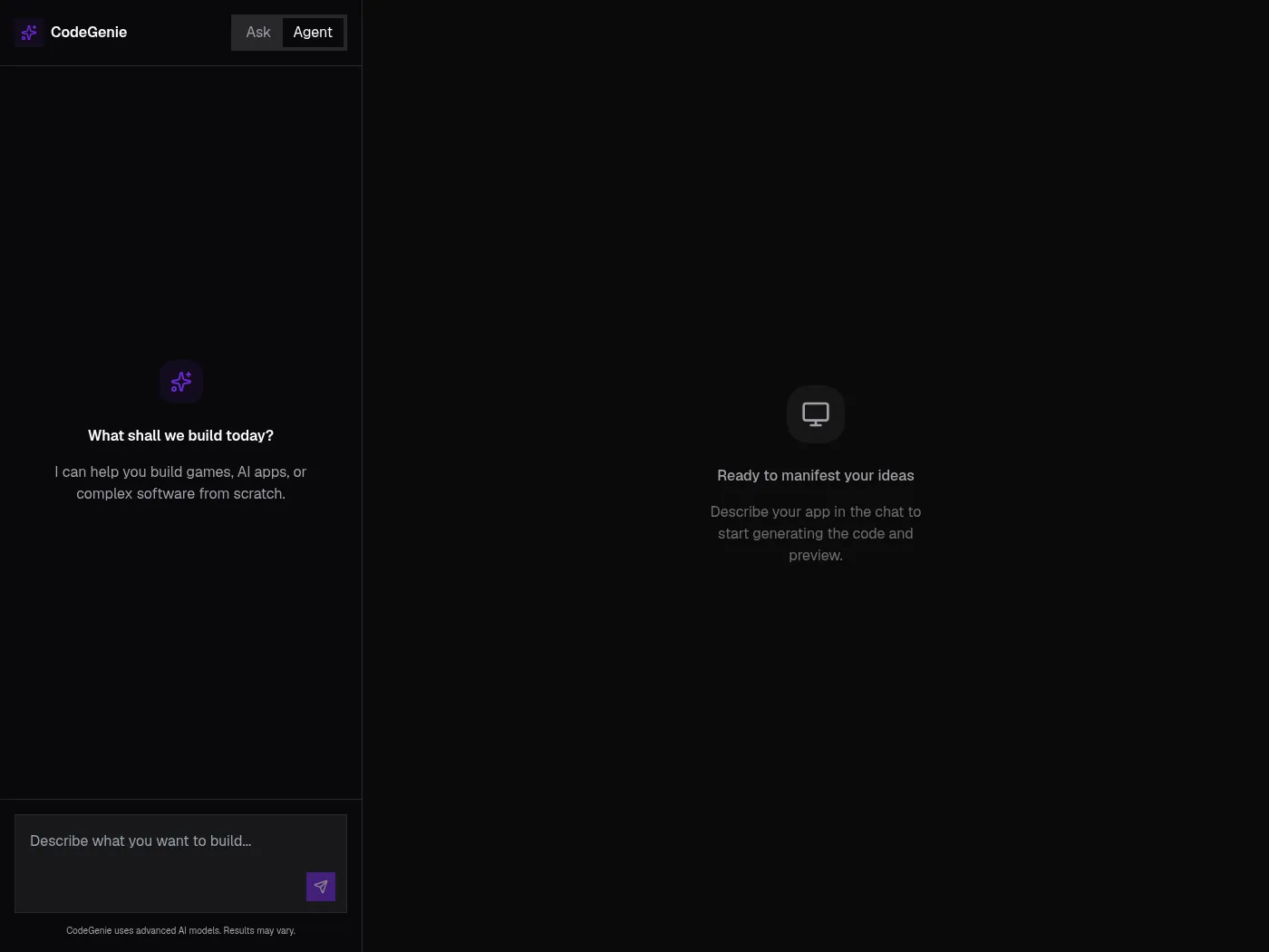 CodeGenie Creator