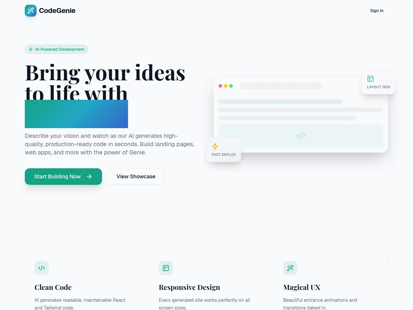CodeGenie App