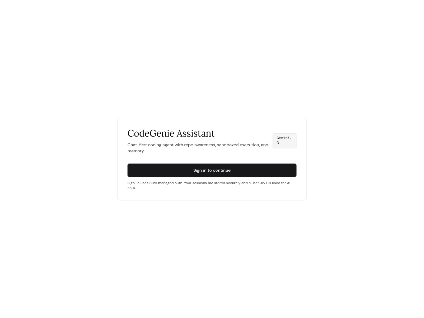 Ai codie Assistent