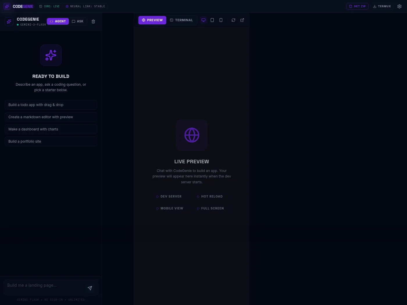CodeGenie Studio