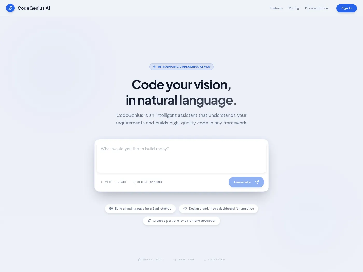 CodeGenius AI