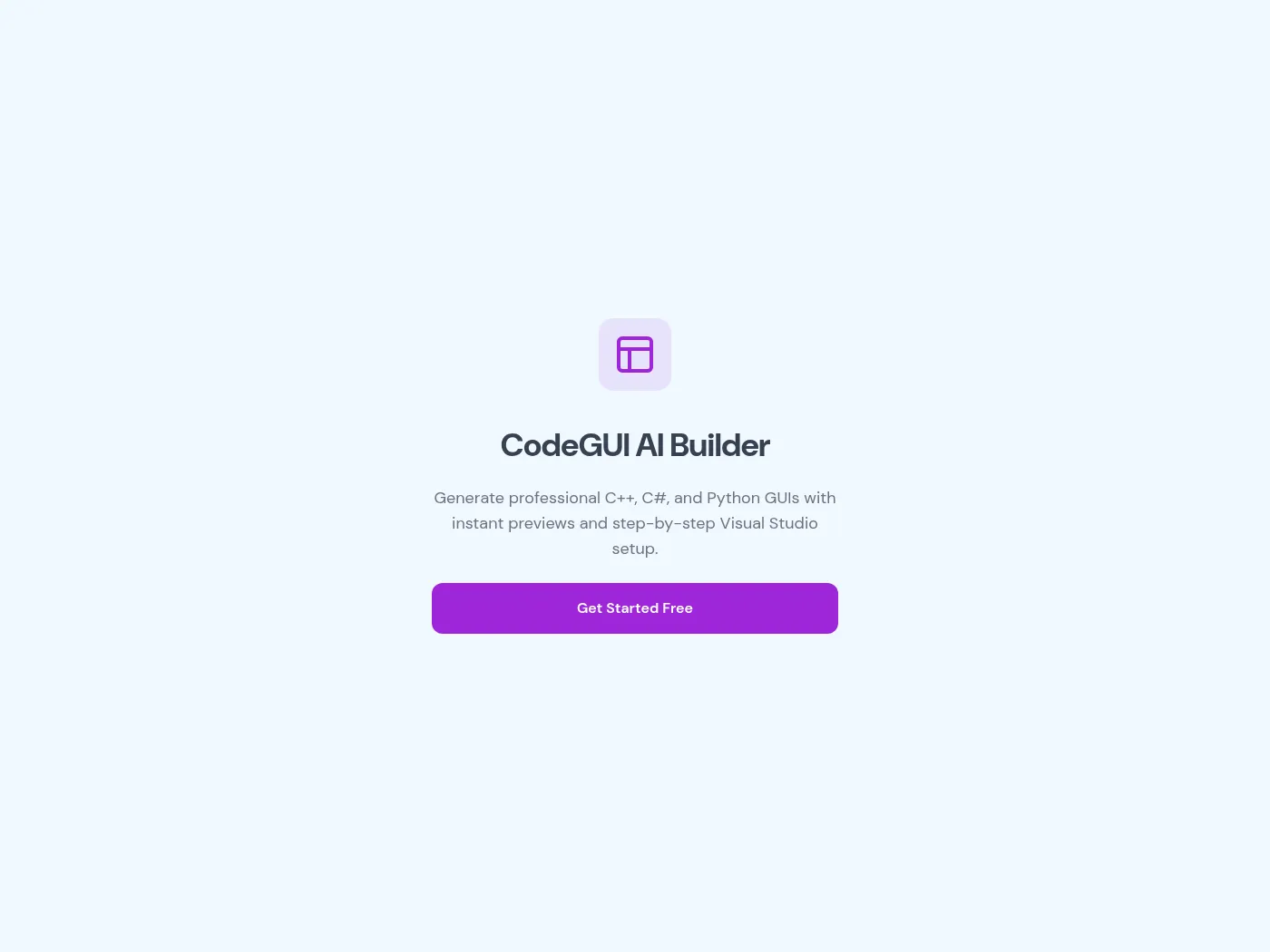 CodeGUI AI Builder
