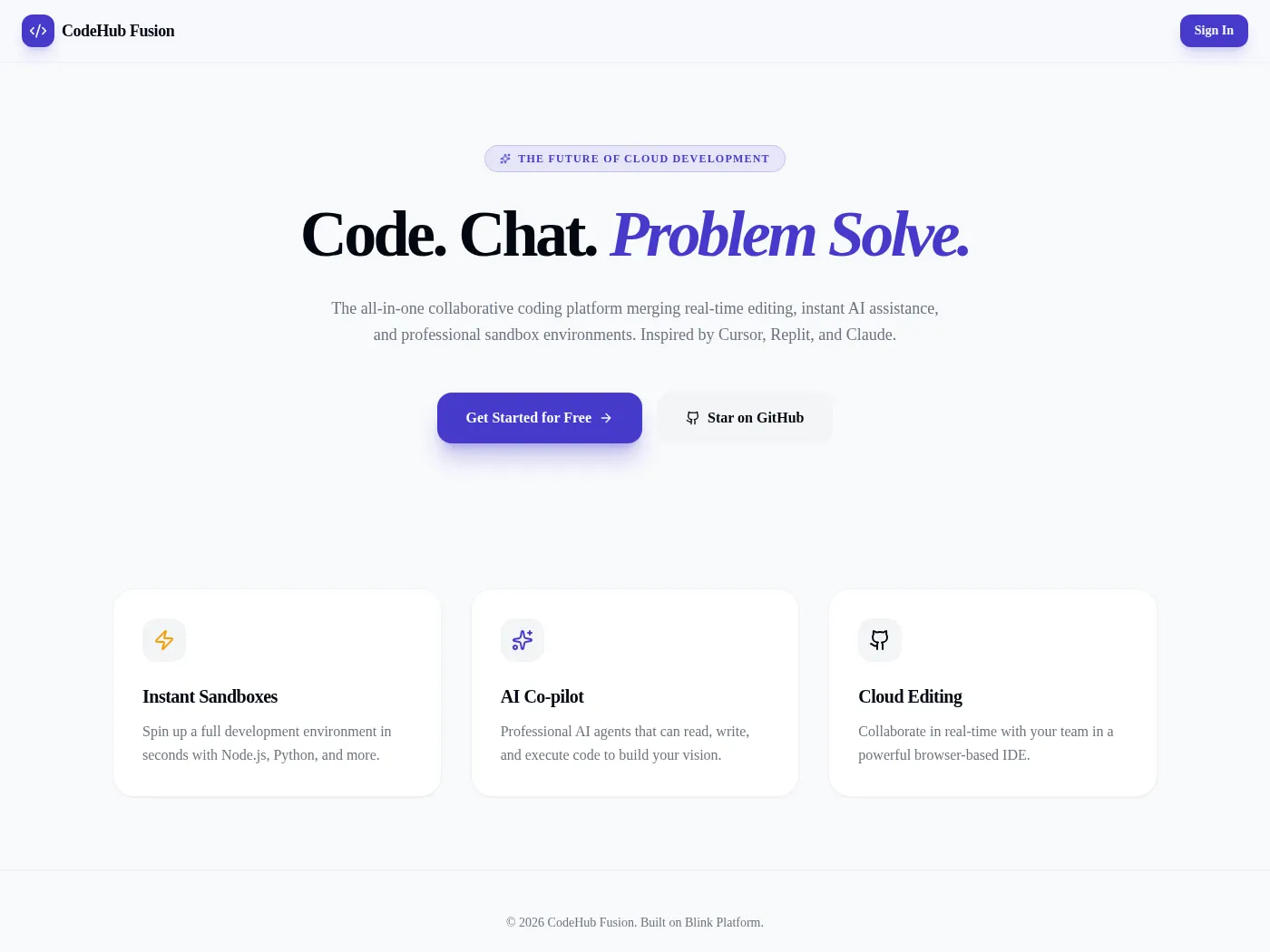 CodeHub Fusion