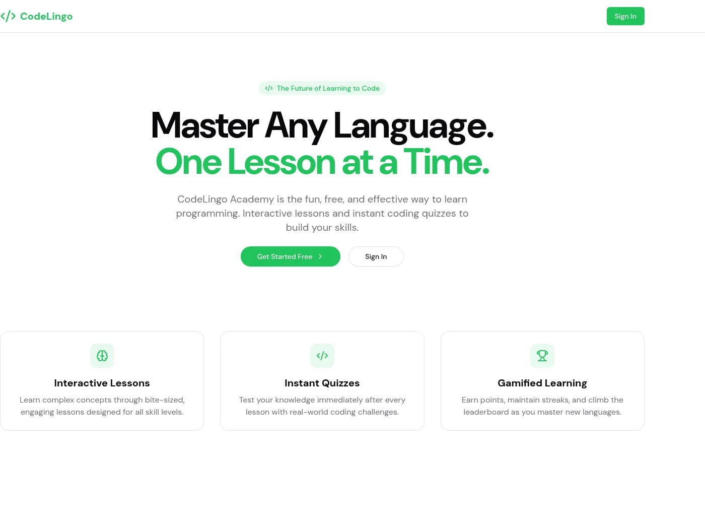 CodeLingo Academy