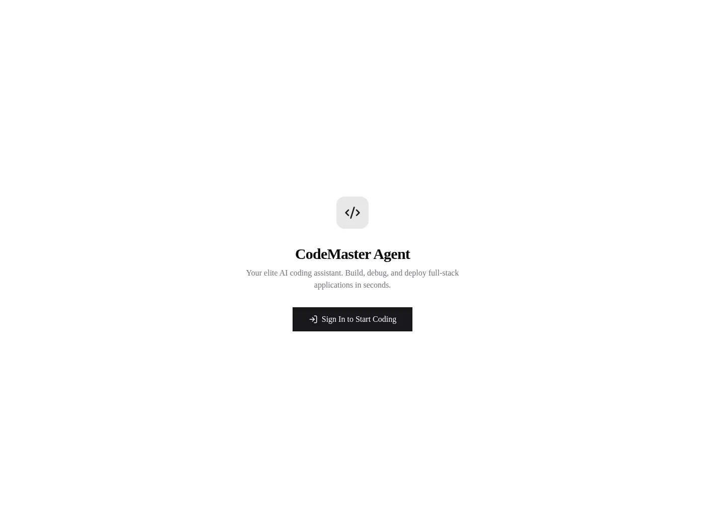 CodeMaster Agent