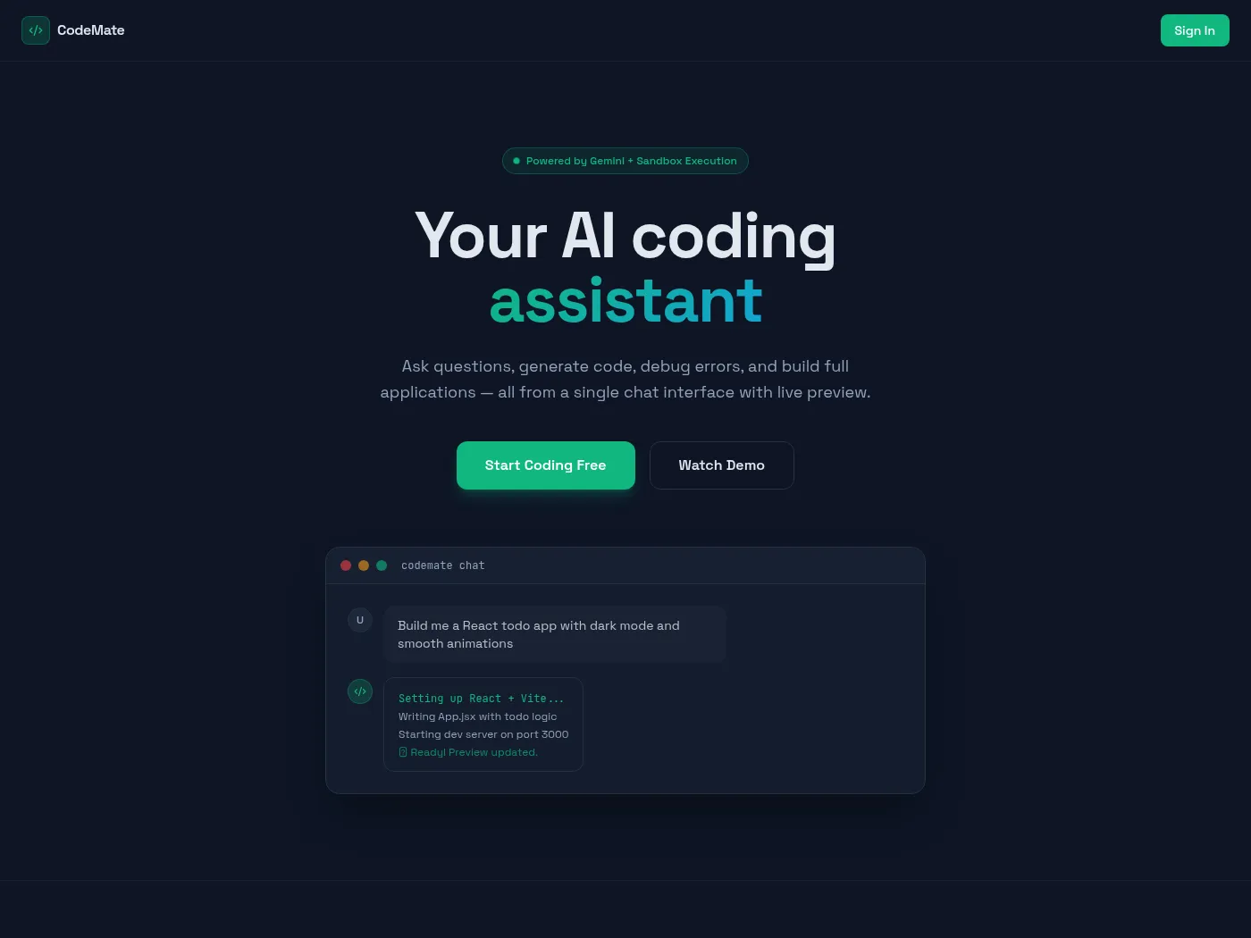 CodeMate Assistant