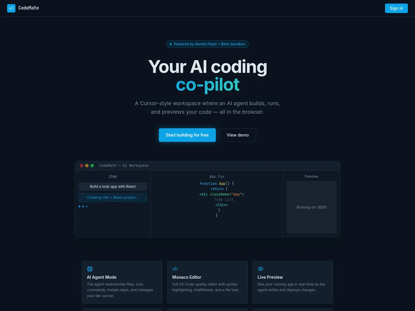 CodeMate Workspace