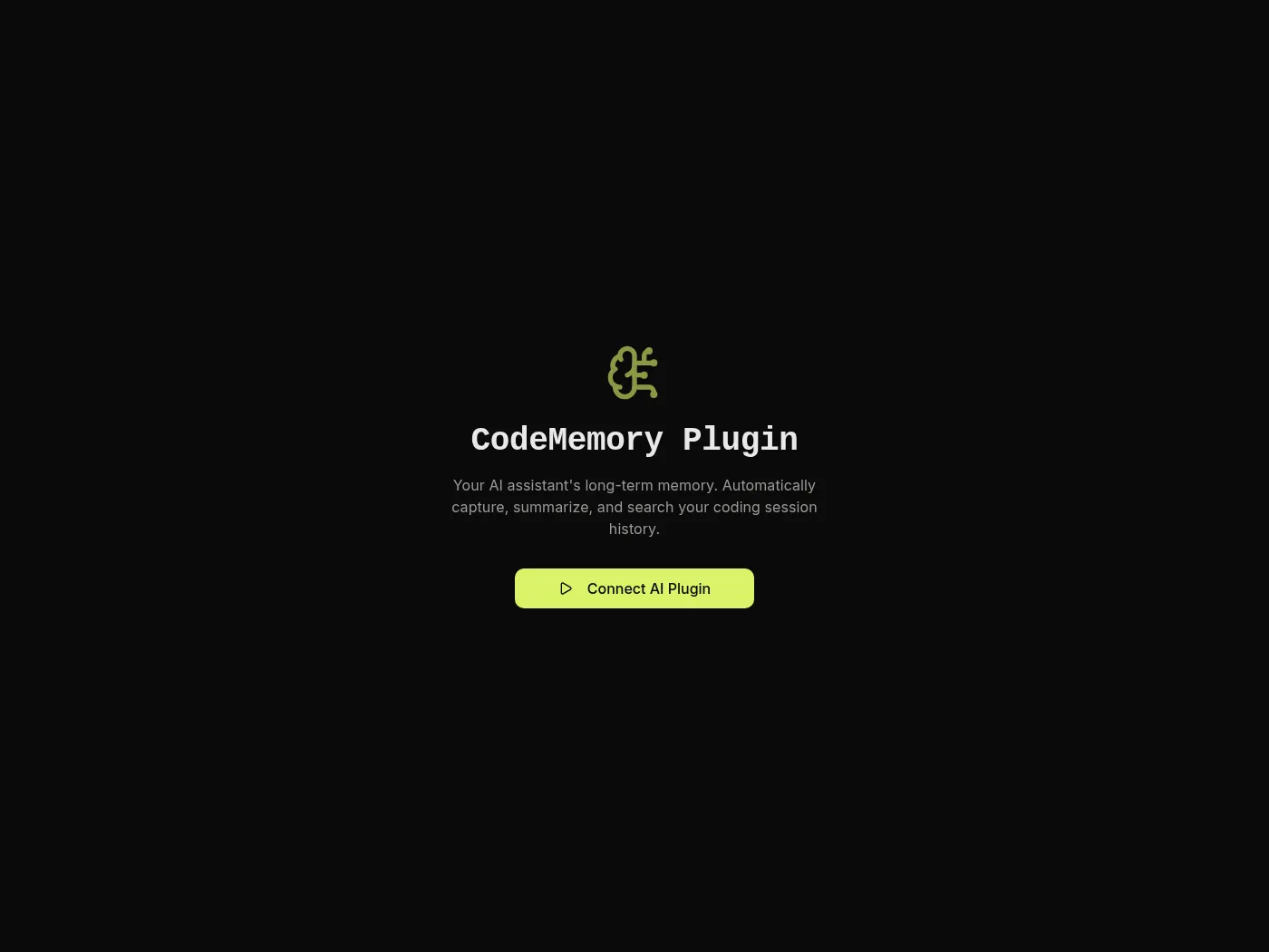 CodeMemory Plugin