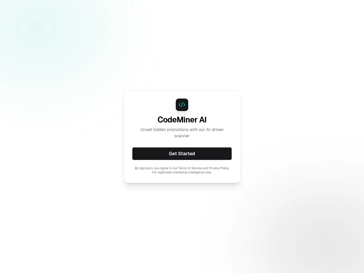 CodeMiner AI Scanner