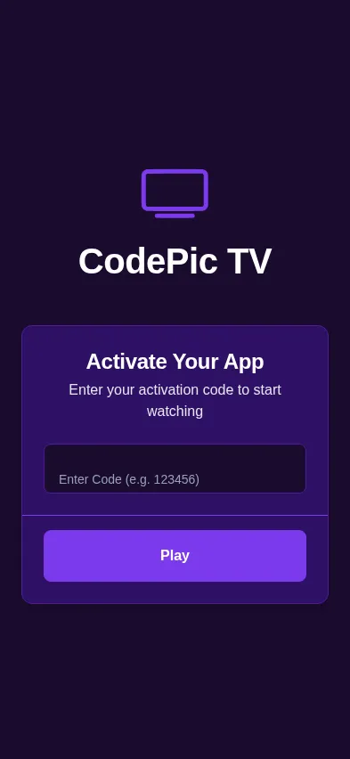 CodePic TV App
