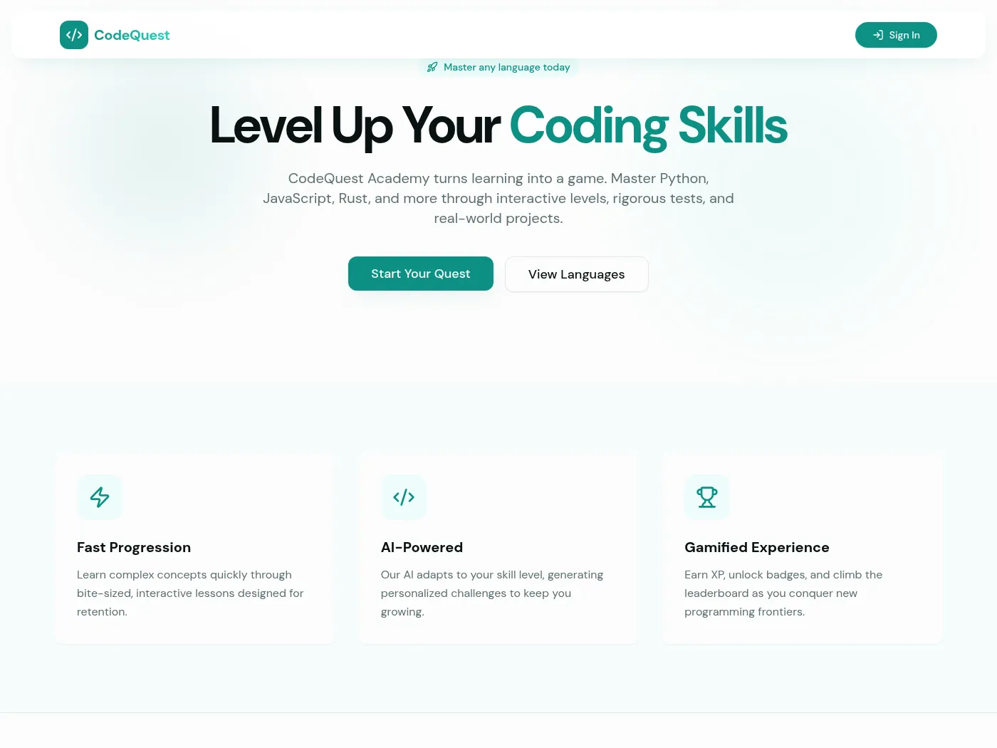 CodeQuest Academy