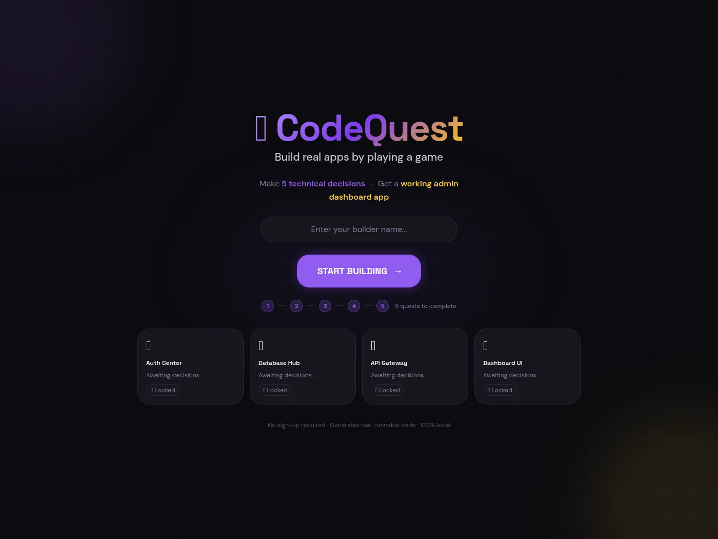 CodeQuest Builder