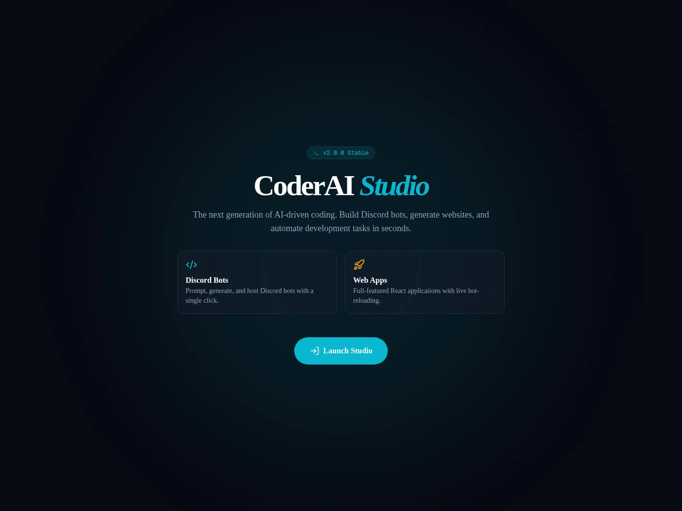 CoderAI Studio