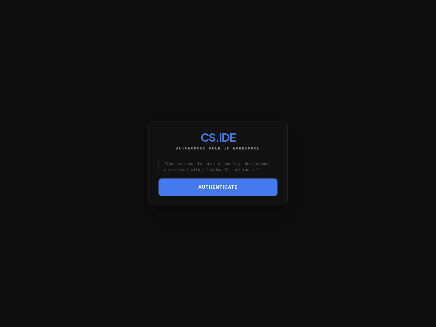 CodeSovereign IDE