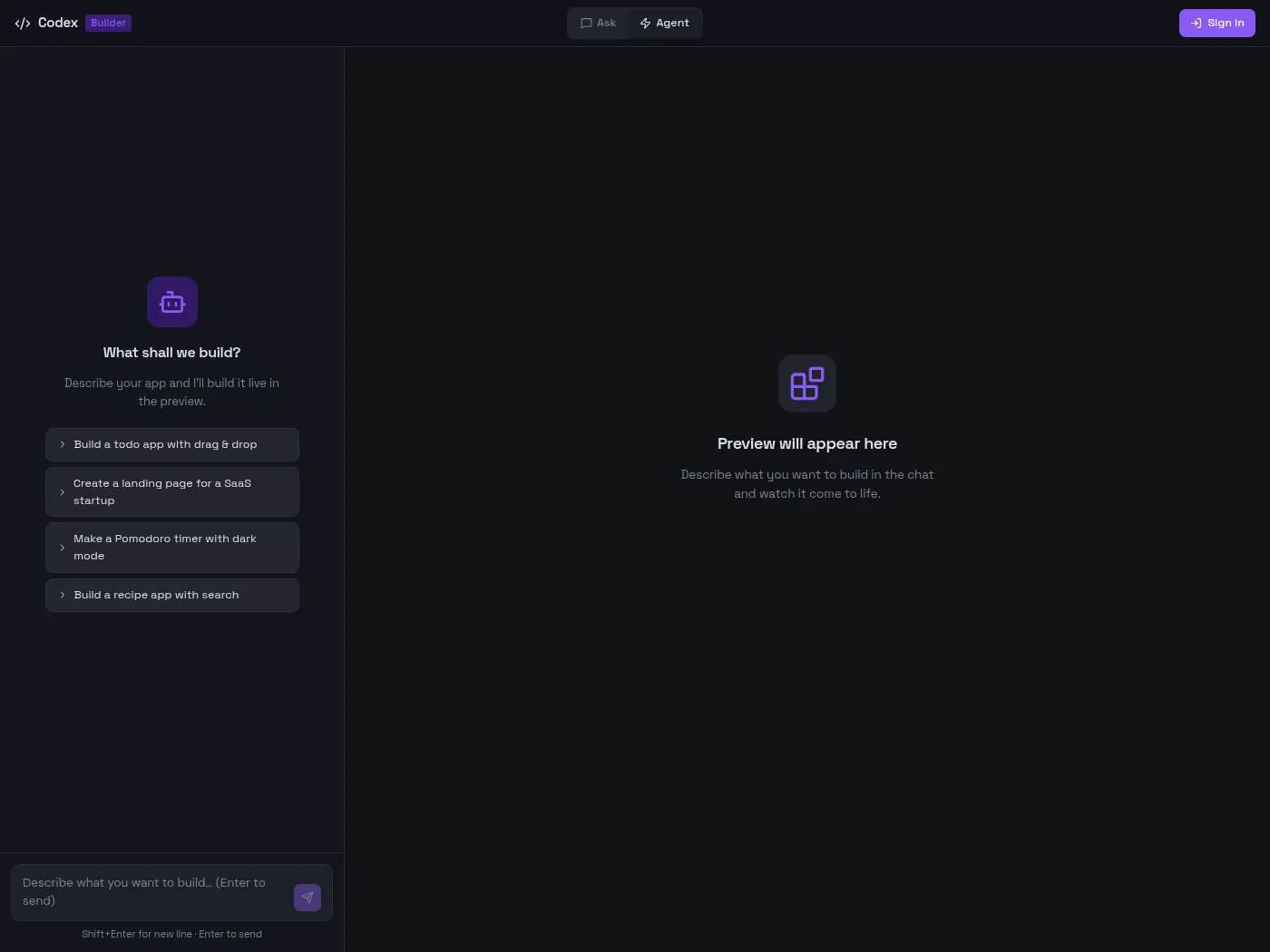 Codex App Builder