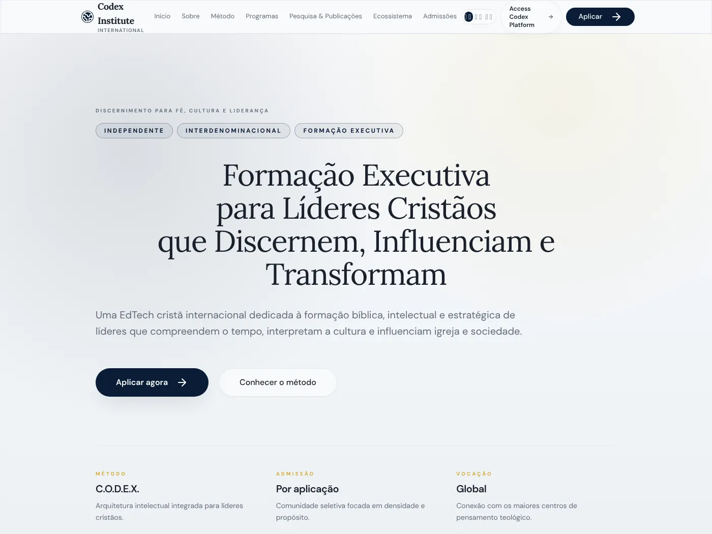 Codex Institute Site
