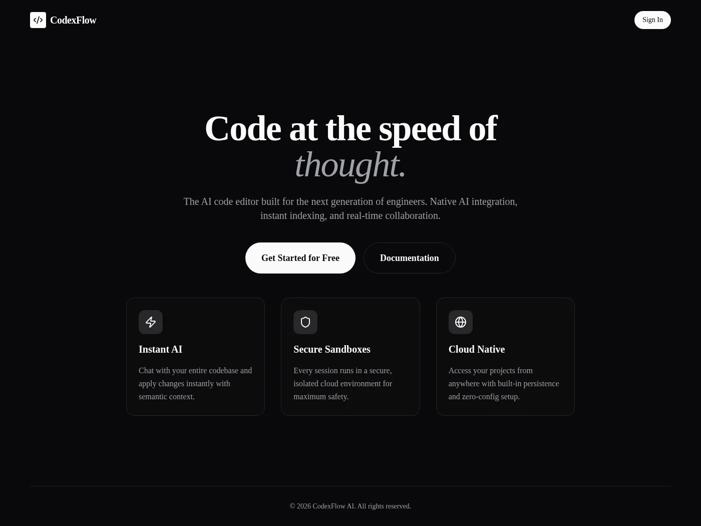 CodexFlow AI Editor