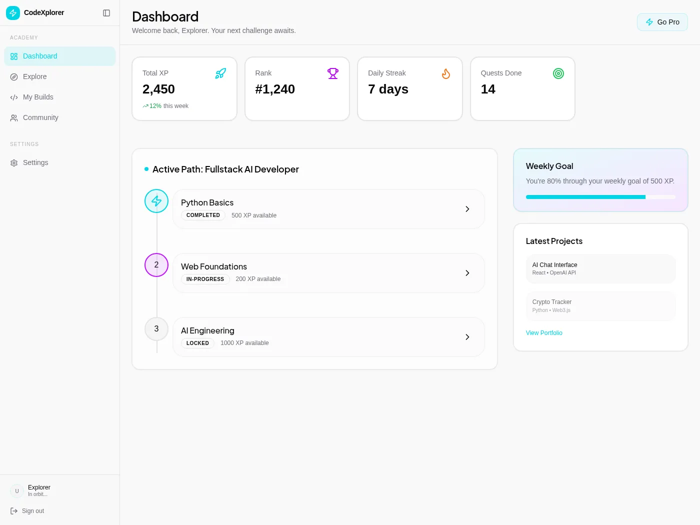CodeXplorer Platform