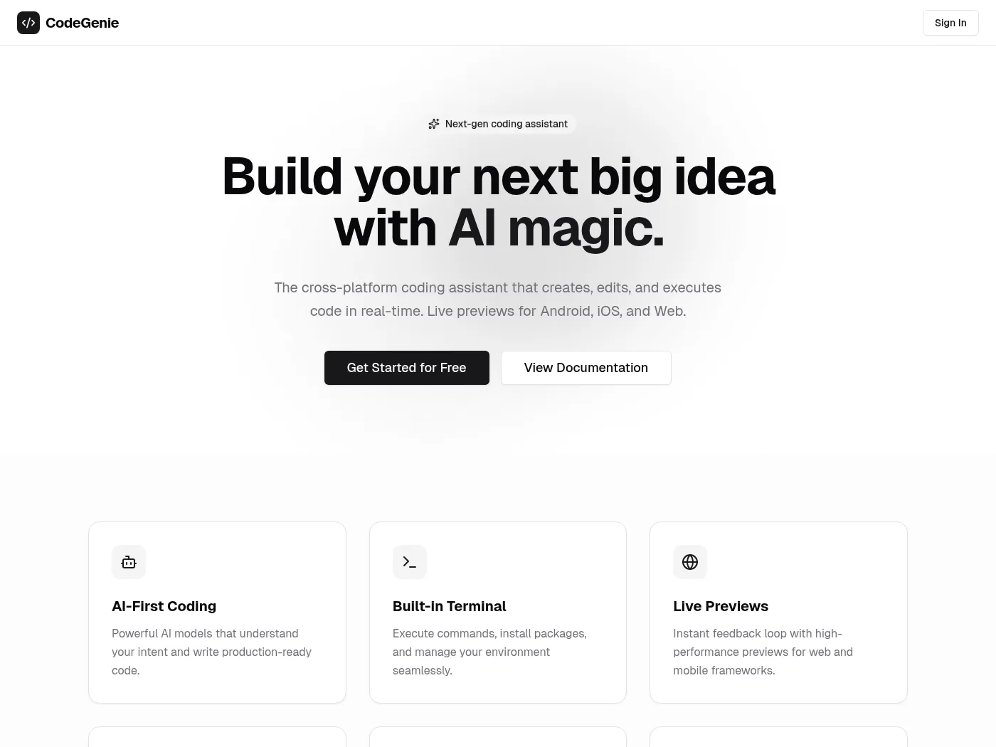 CodeGenie Assistant