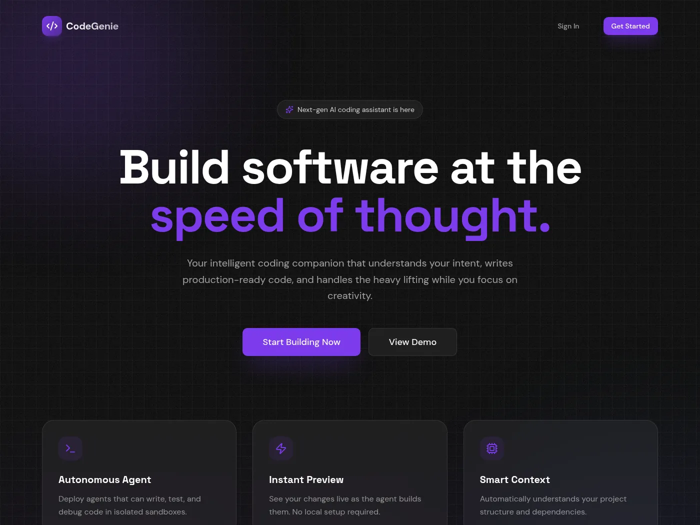 CodeGenie Agent