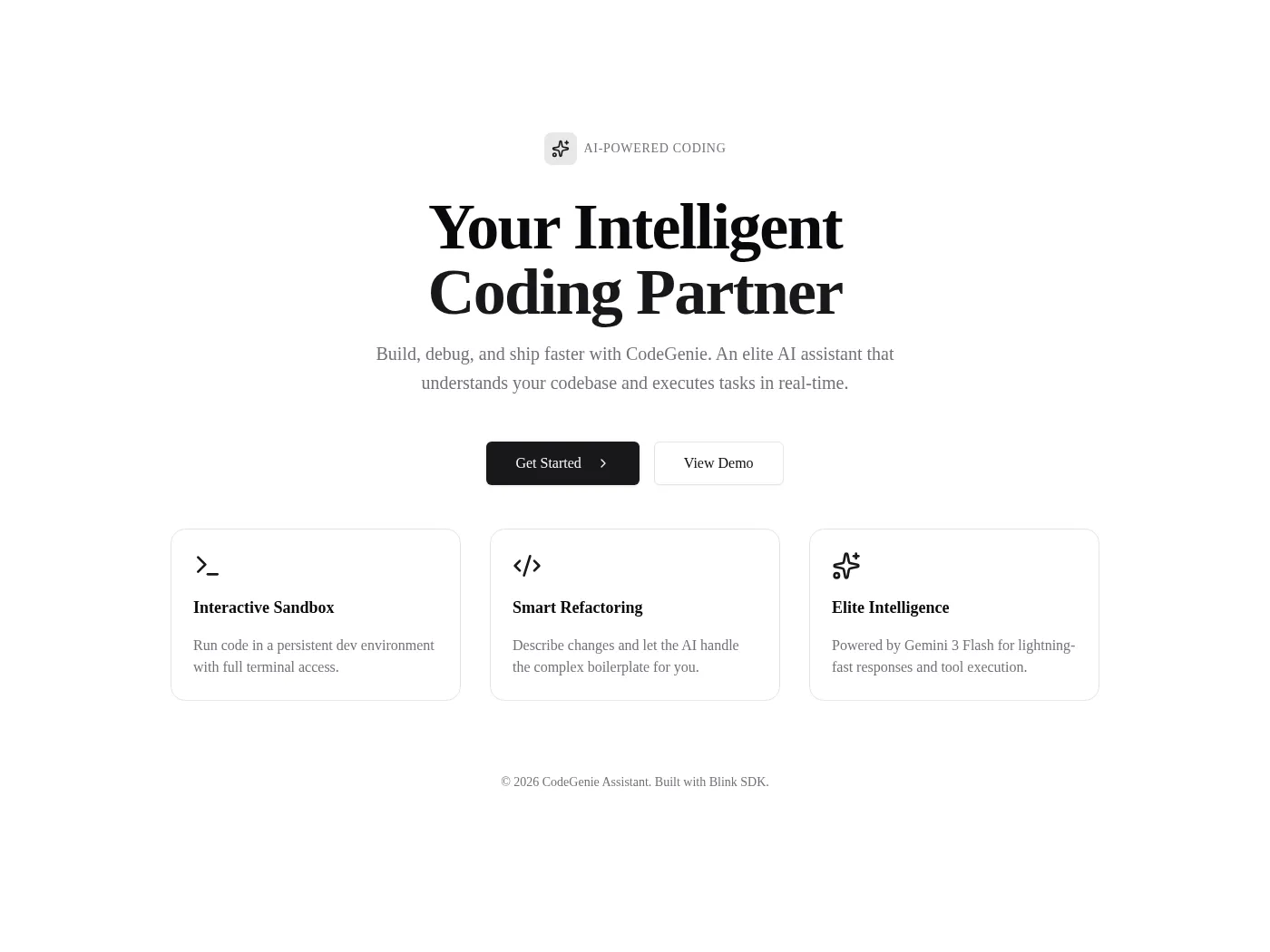 CodeGenie Assistant