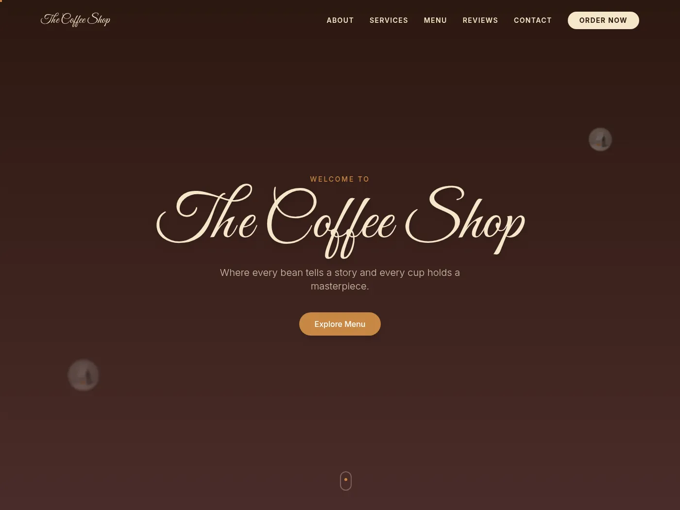 Animated Coffee Hub