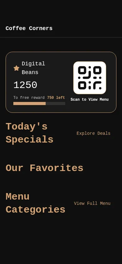 Coffee Corners Mobile