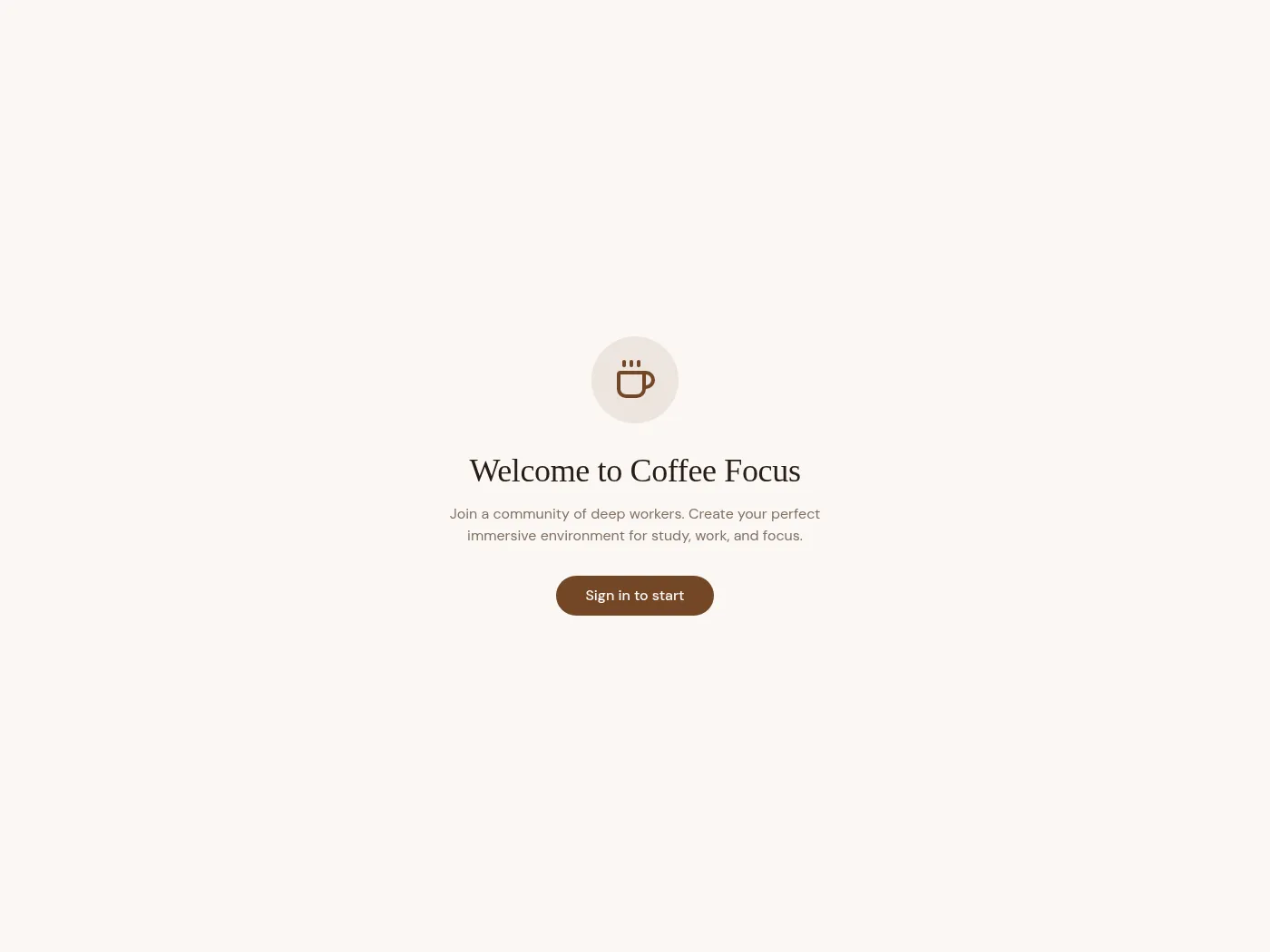 Coffee Focus