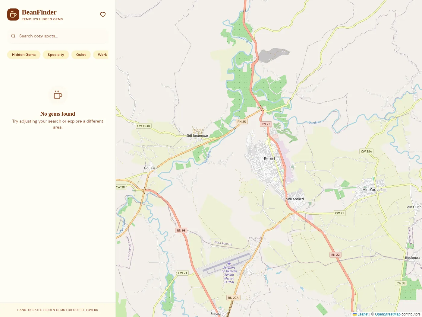 Hidden Coffee Finder