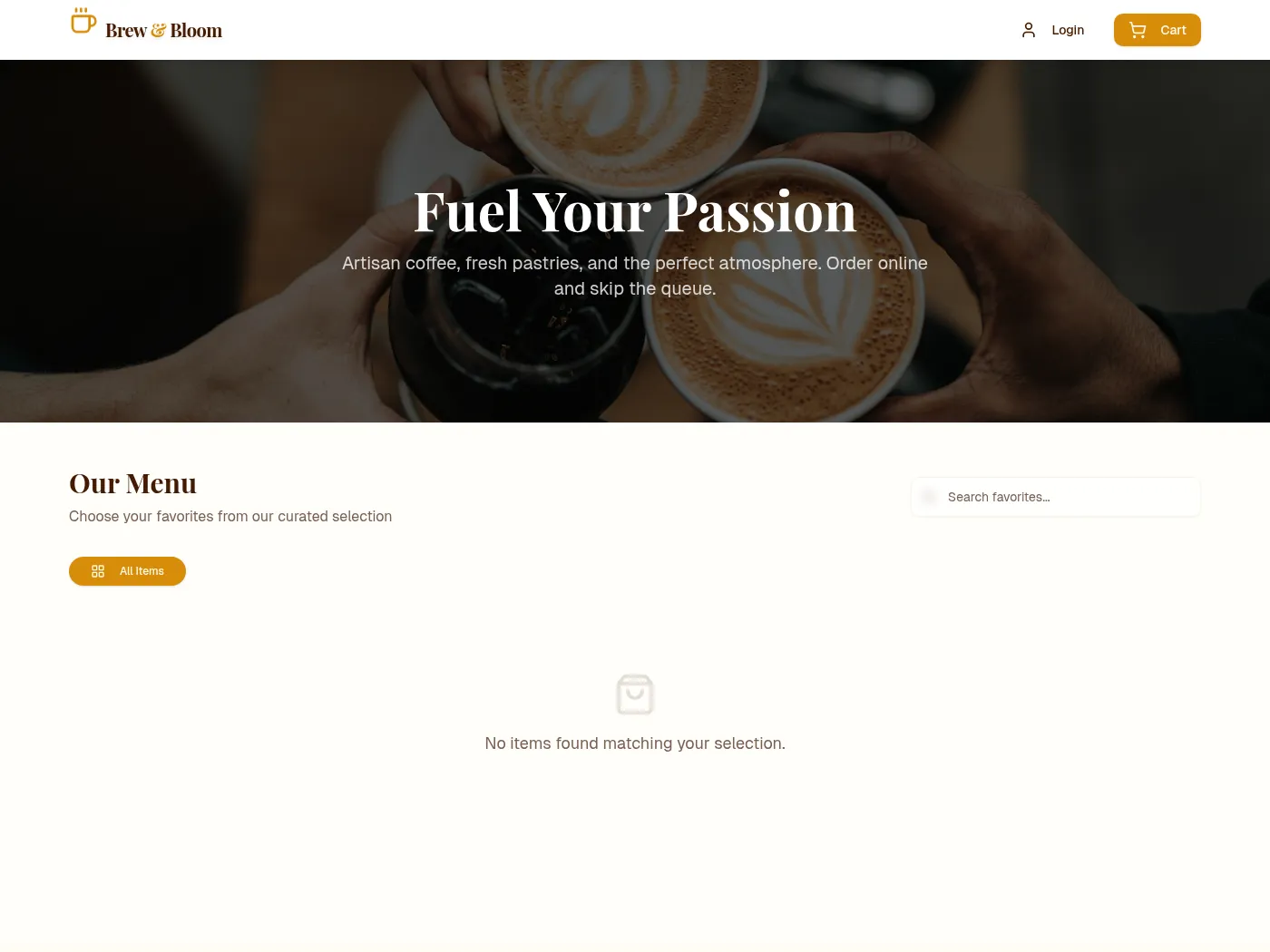 Coffee Order Web