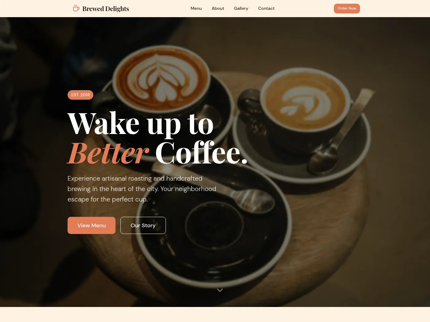 Brewed Delights Site