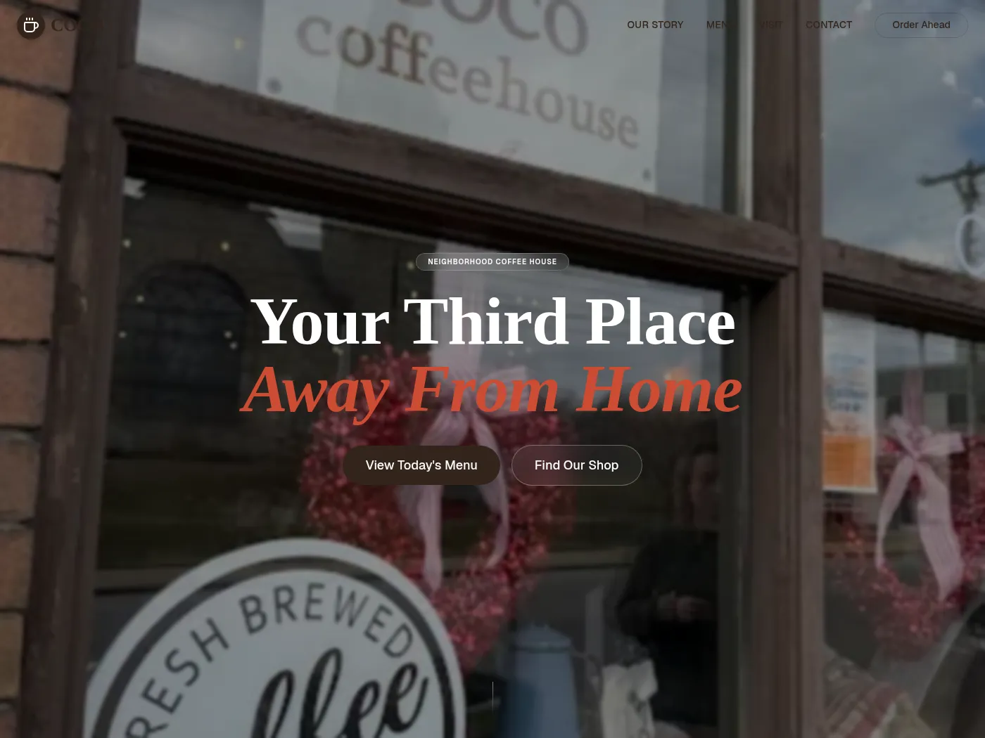 Brew Corner Web Page