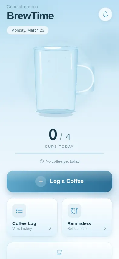 BrewTime iOS Tracker