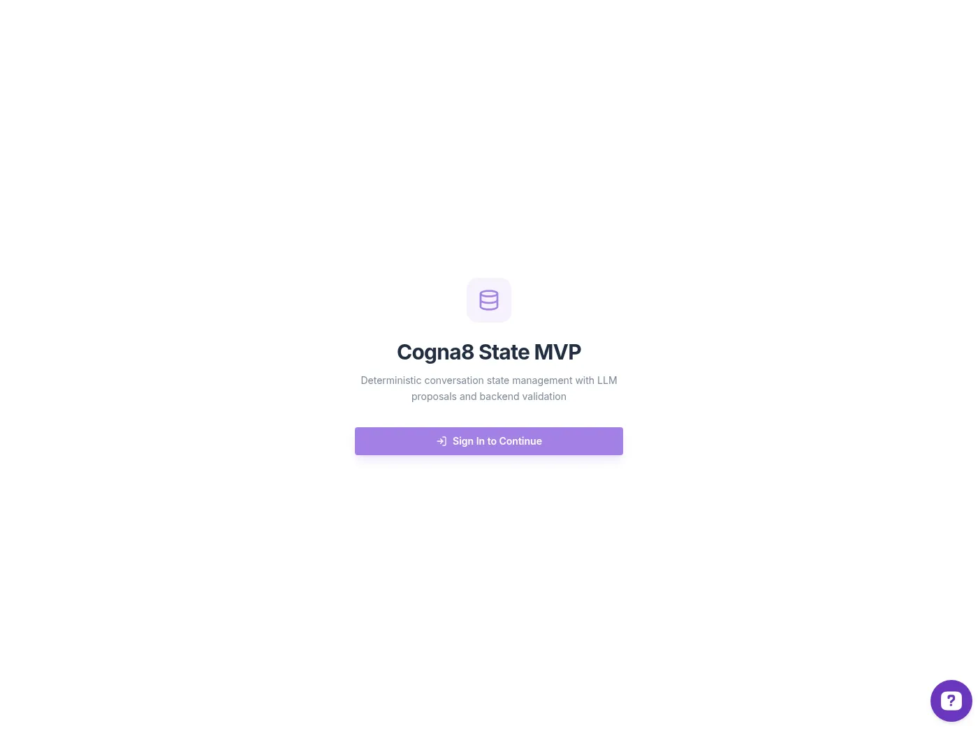 Cogna8 State Integrity