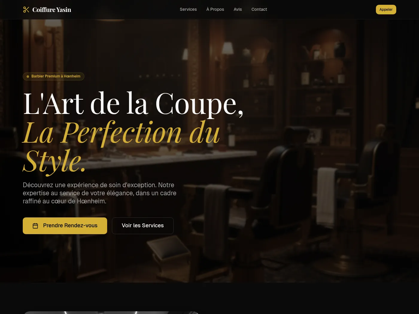 Coiffure Yasin Web Presence