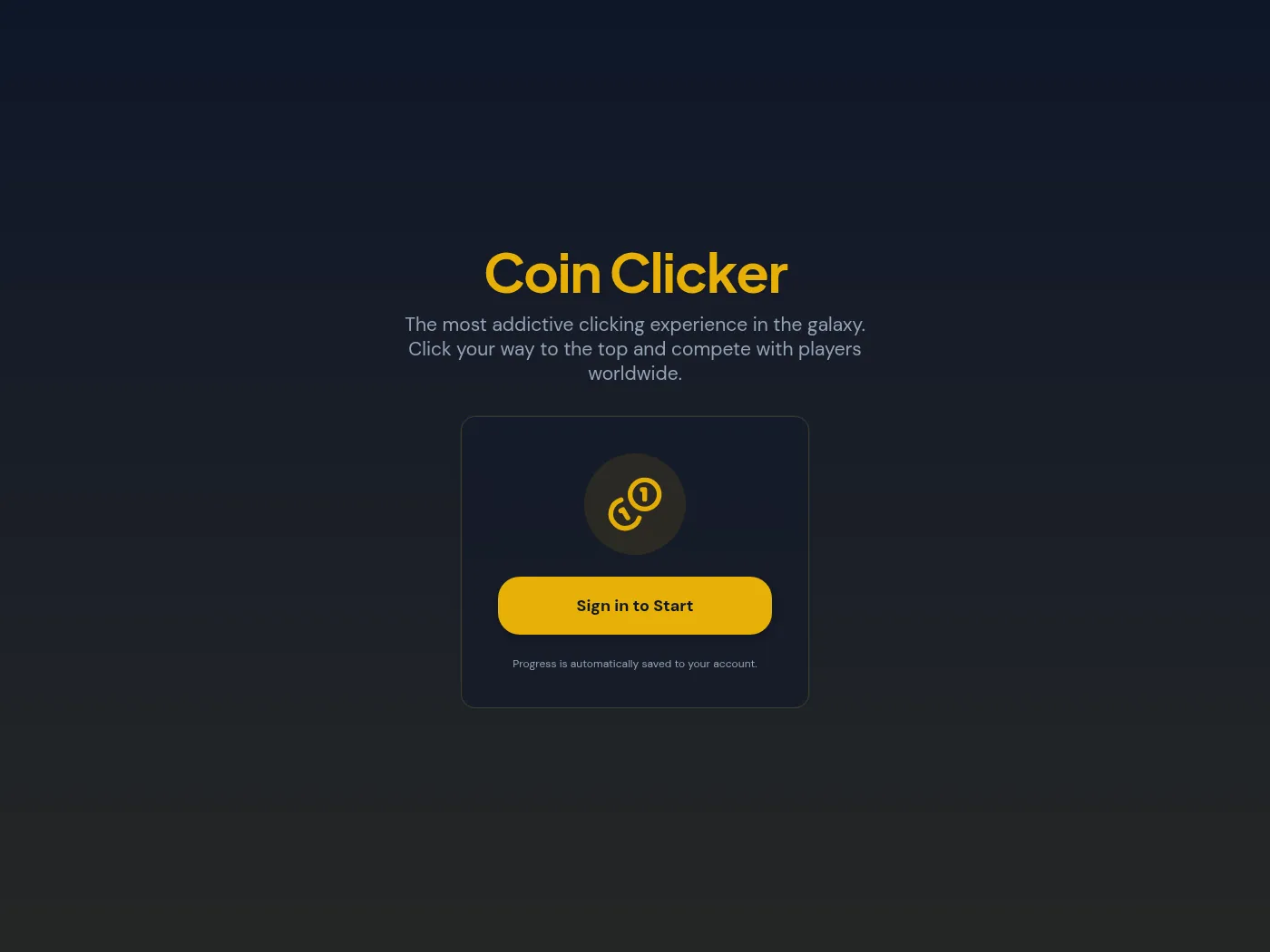 Coin Clicker Game